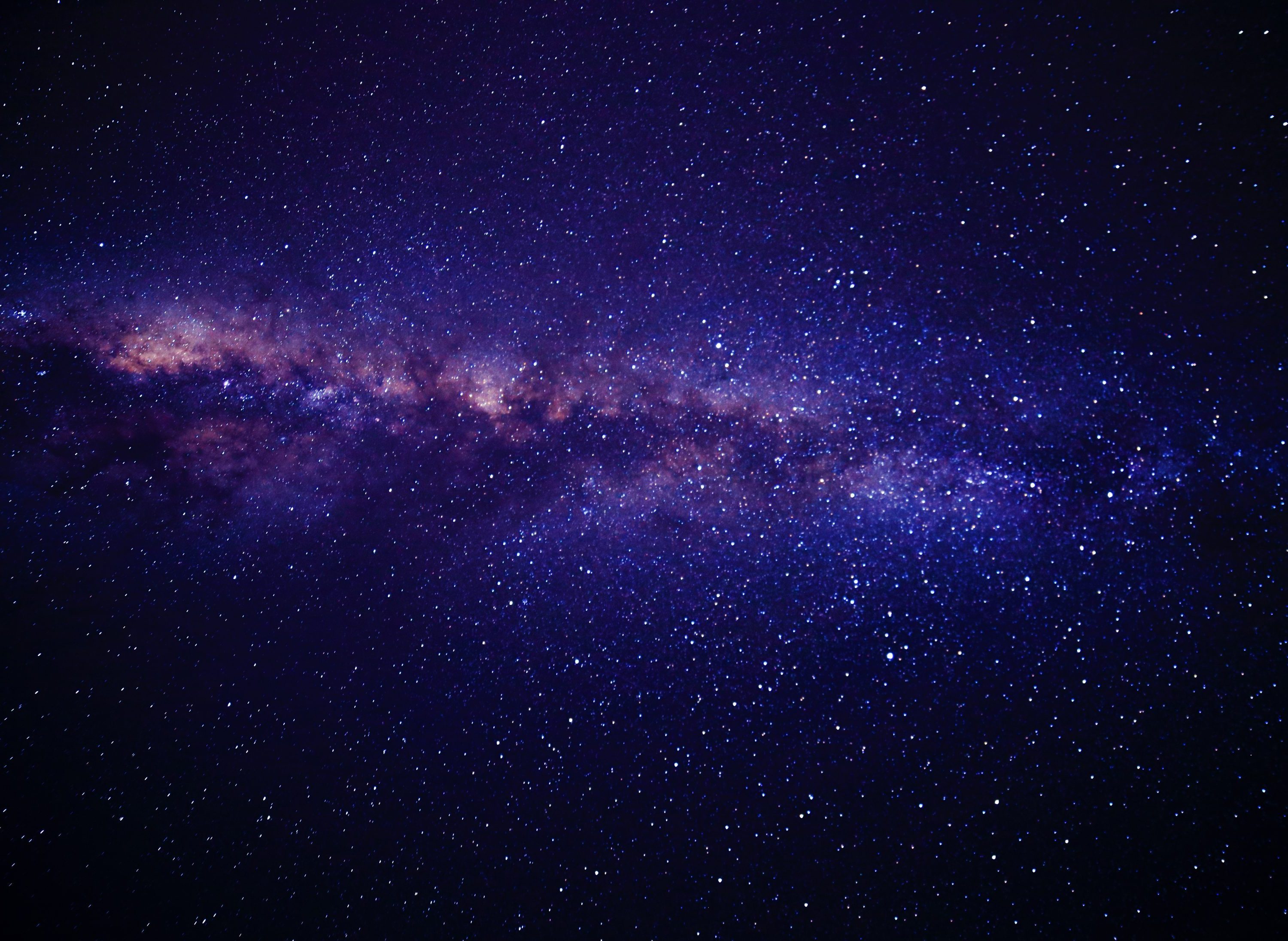 Realistic Dark Sky Full Of Stars Background