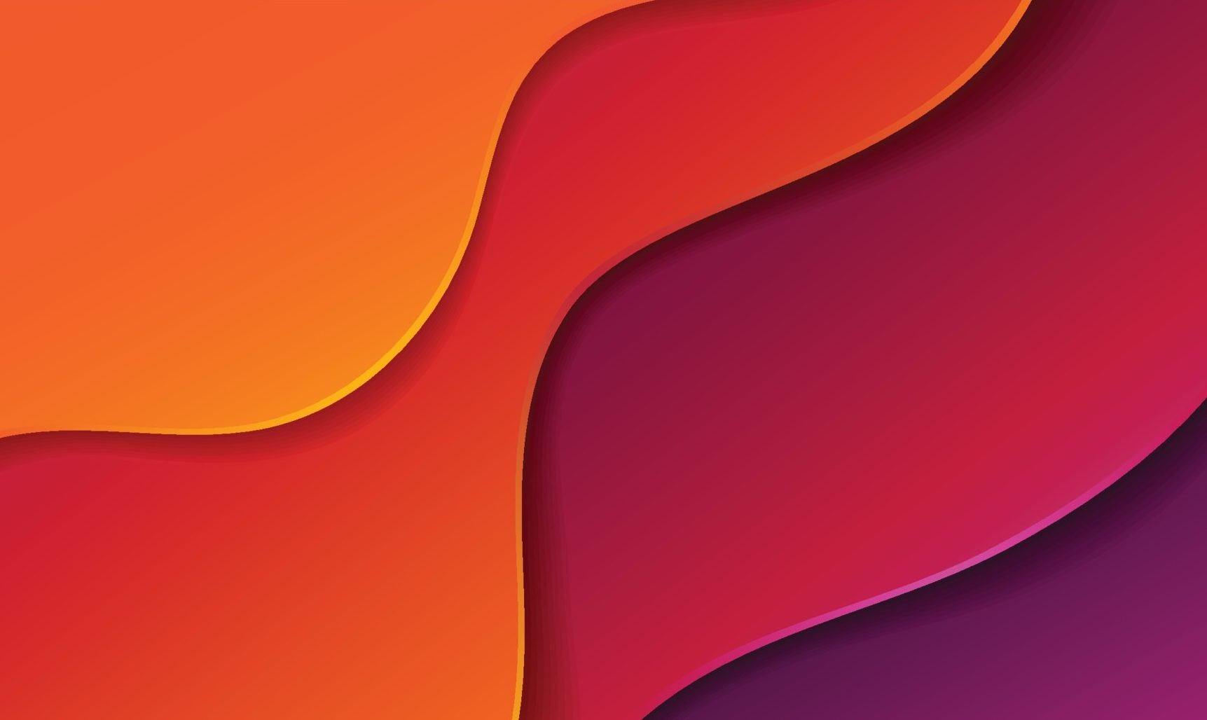 Trendy Colorful 3d Gradient Poster With Diagonal Waves