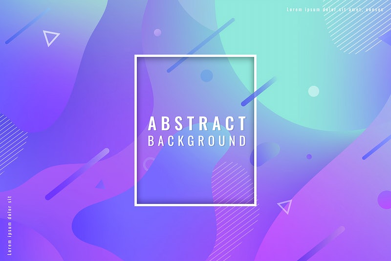 Abstract Colorful Gradient Poster
