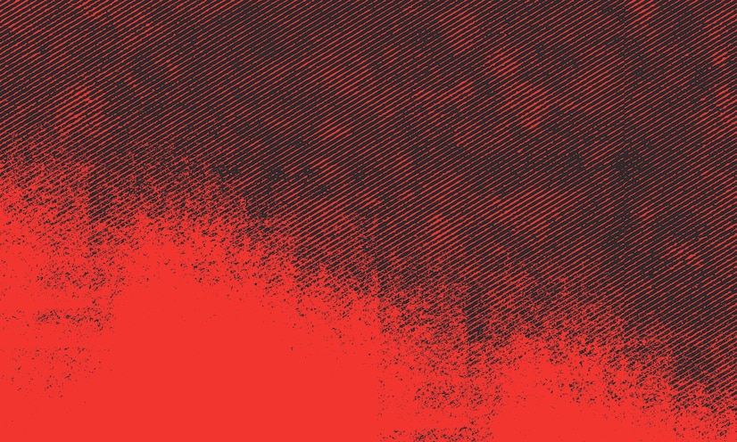Abstract Bright Red Painted Texture Background Design