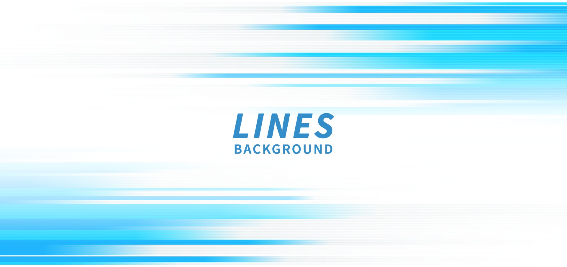 Horizontal Striped Blue Lines In Speed Style With Space For Text