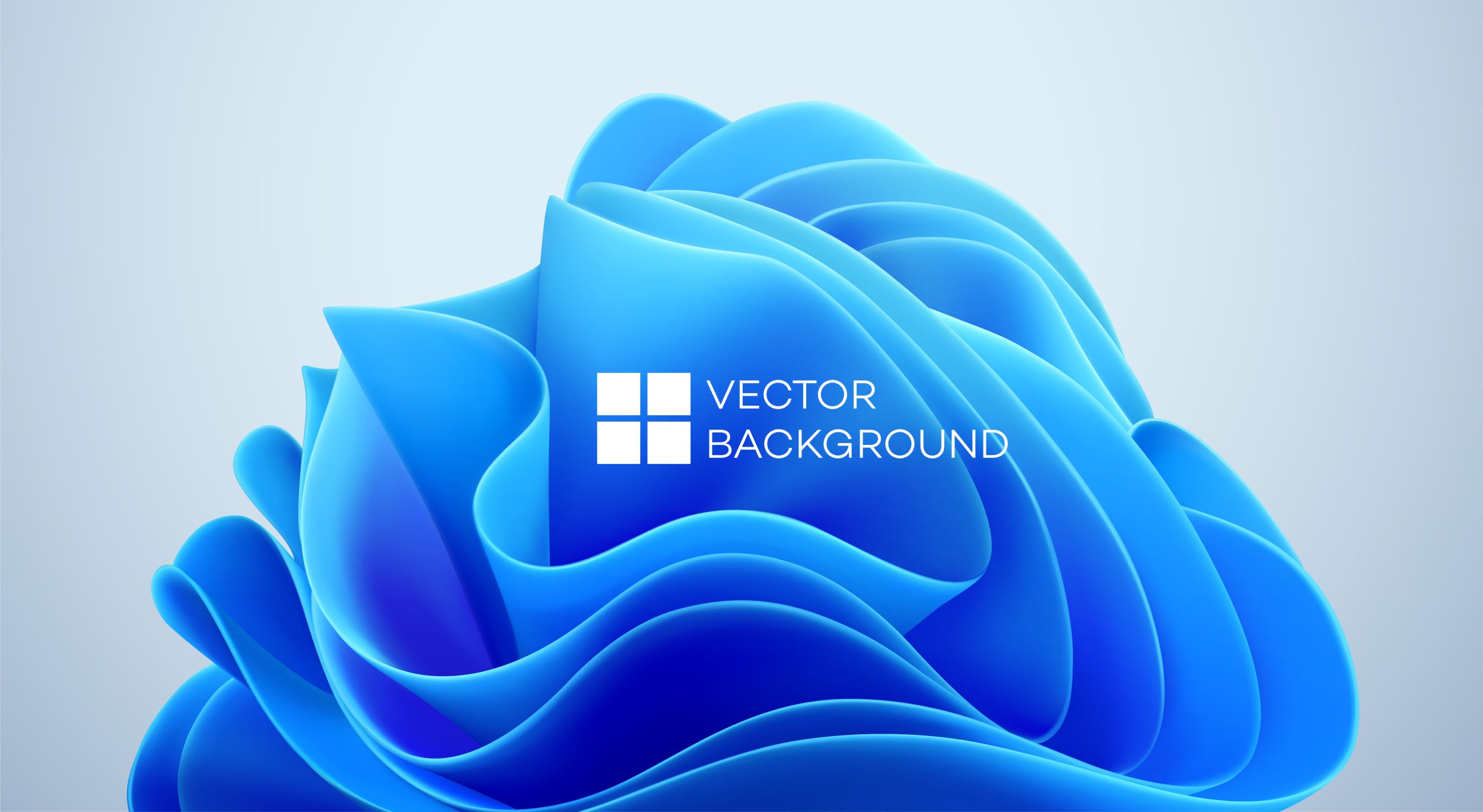 Elegant 3d Realistic Swirl Vector Wallpaper