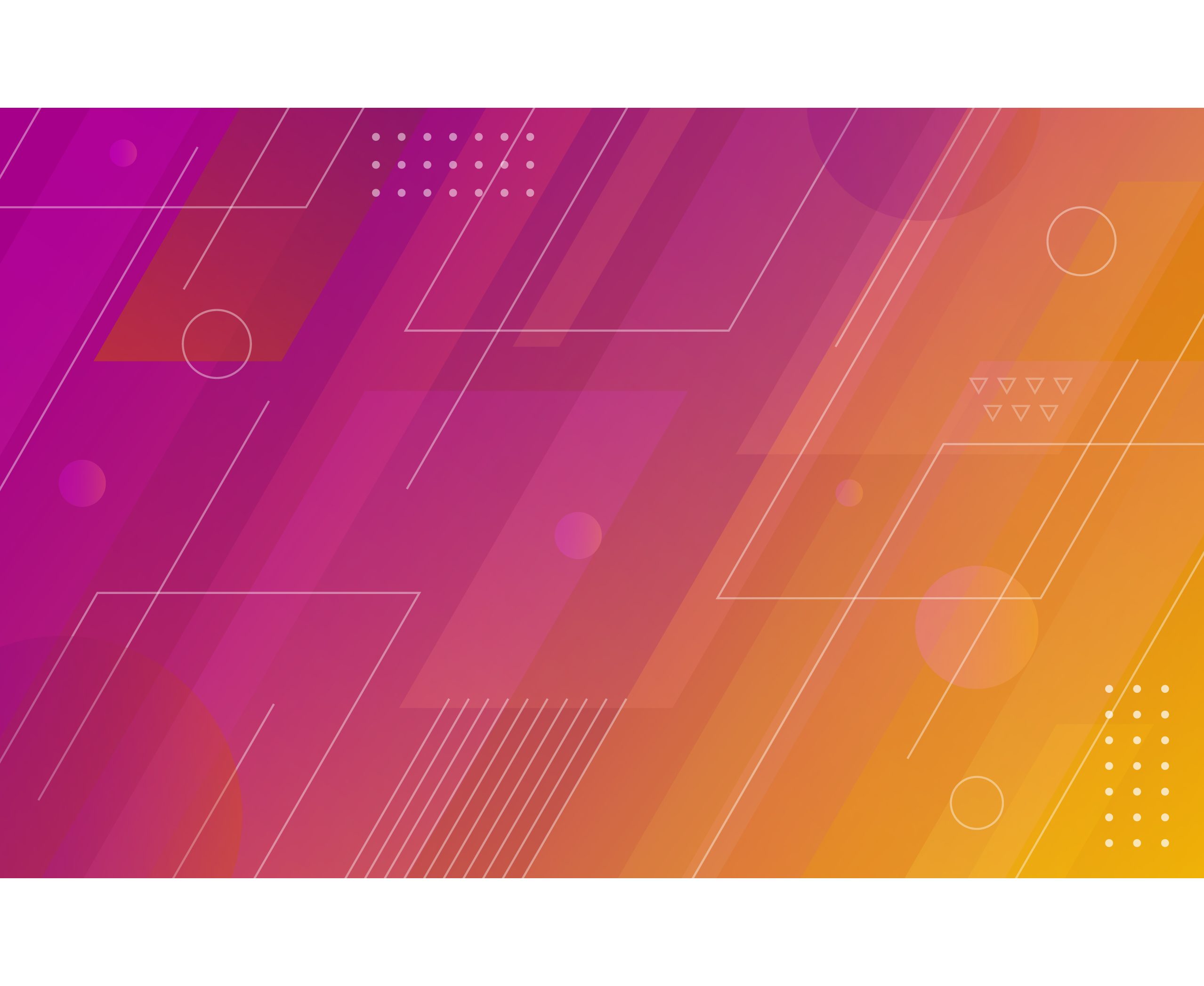 Modern Bright Geometric Shapes Wallpaper