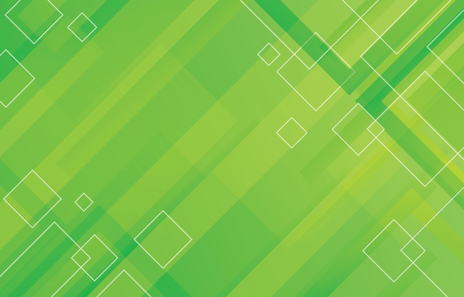 Modern Green Rectangle Shapes Diagonal Design Wallpaper