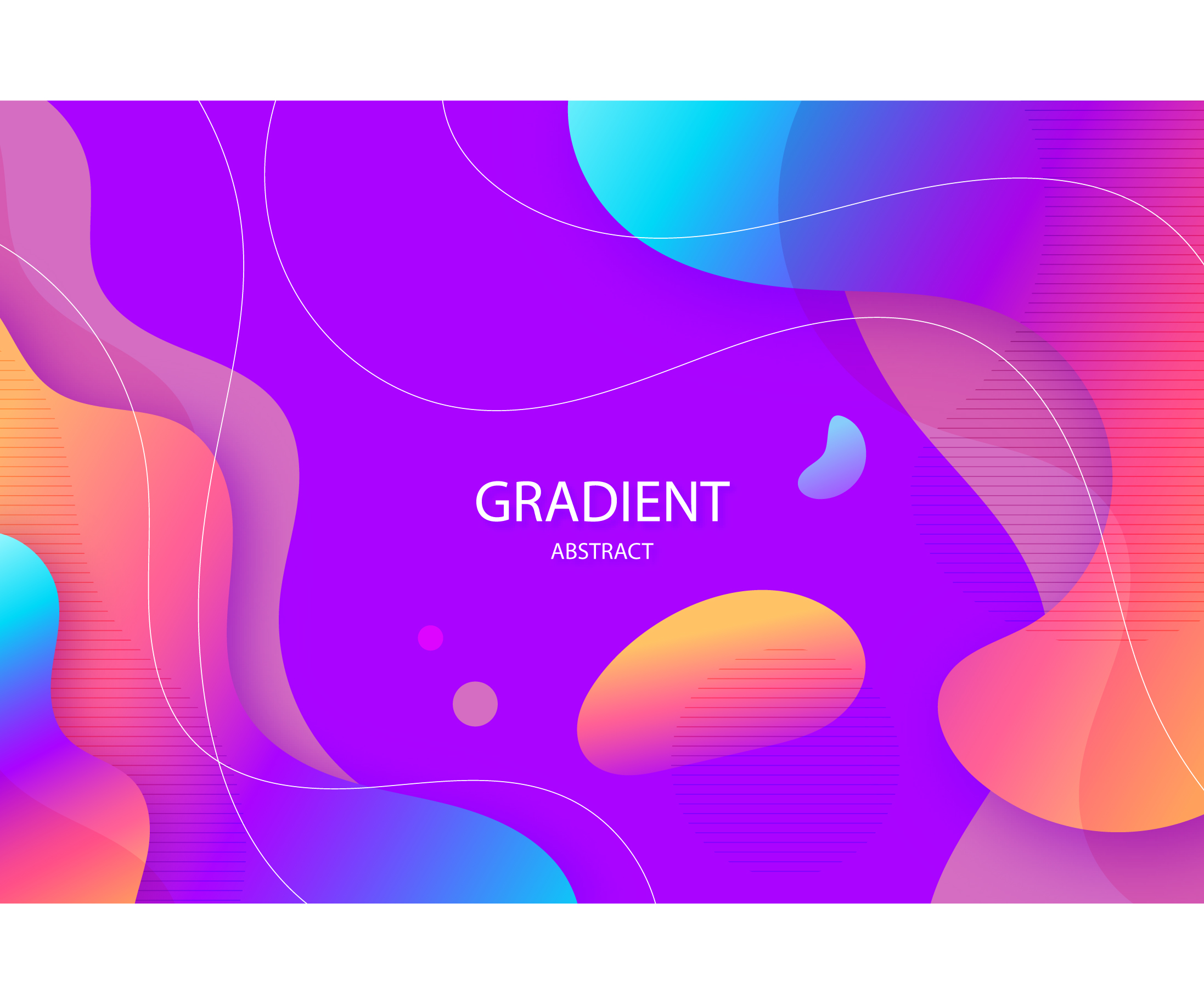 Colorful Fluid Shapes Poster