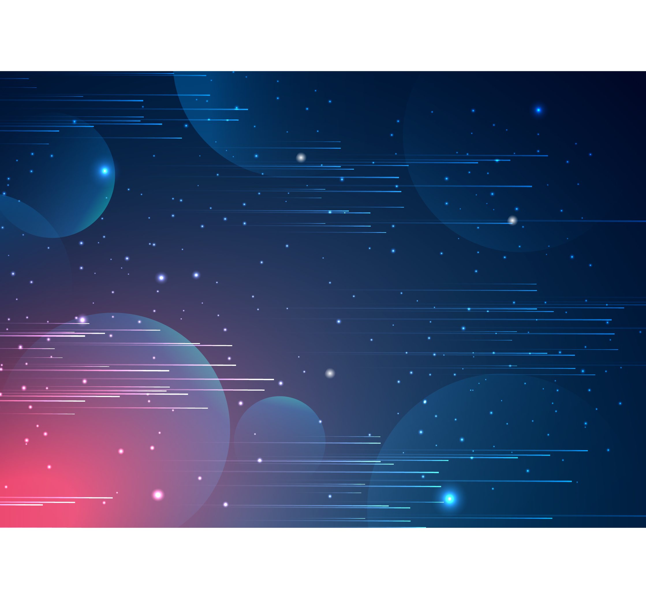 Modern Gradient Futuristic Space Poster
