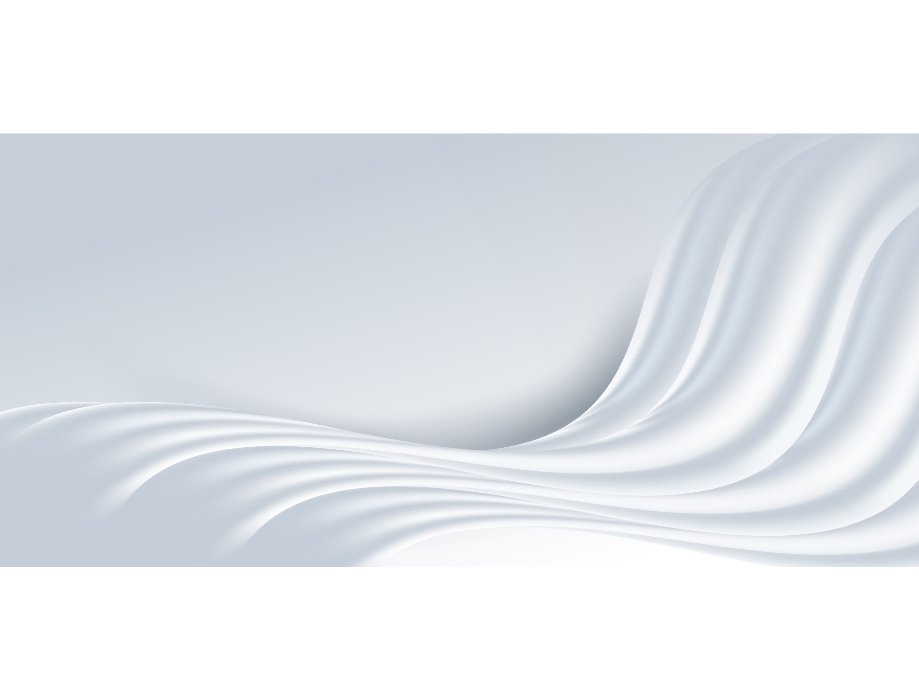 Elegant Flowing Textile Banner