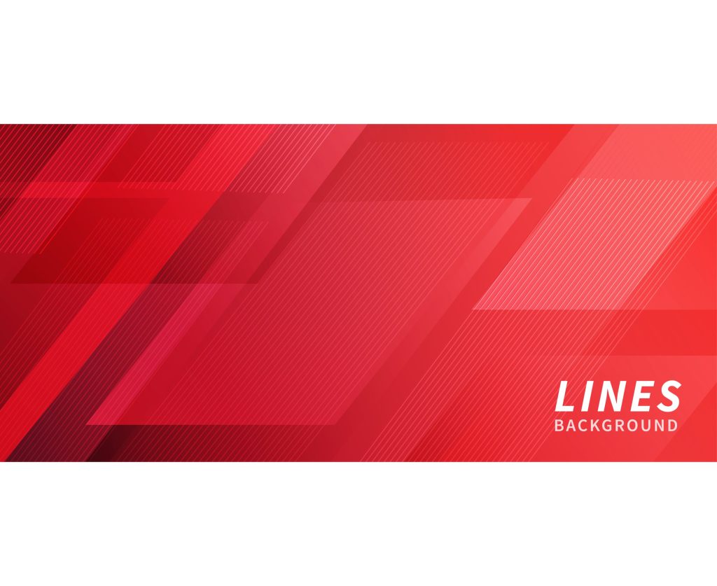 Gradient Red Diagonal Trendy Banner