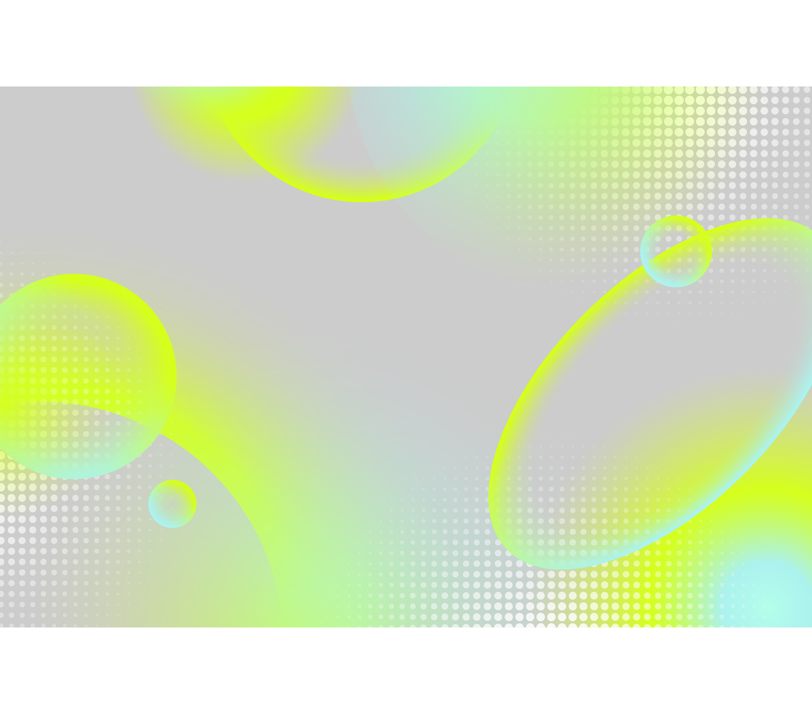 Acid Color Geometric Banner With Halftone Patterns