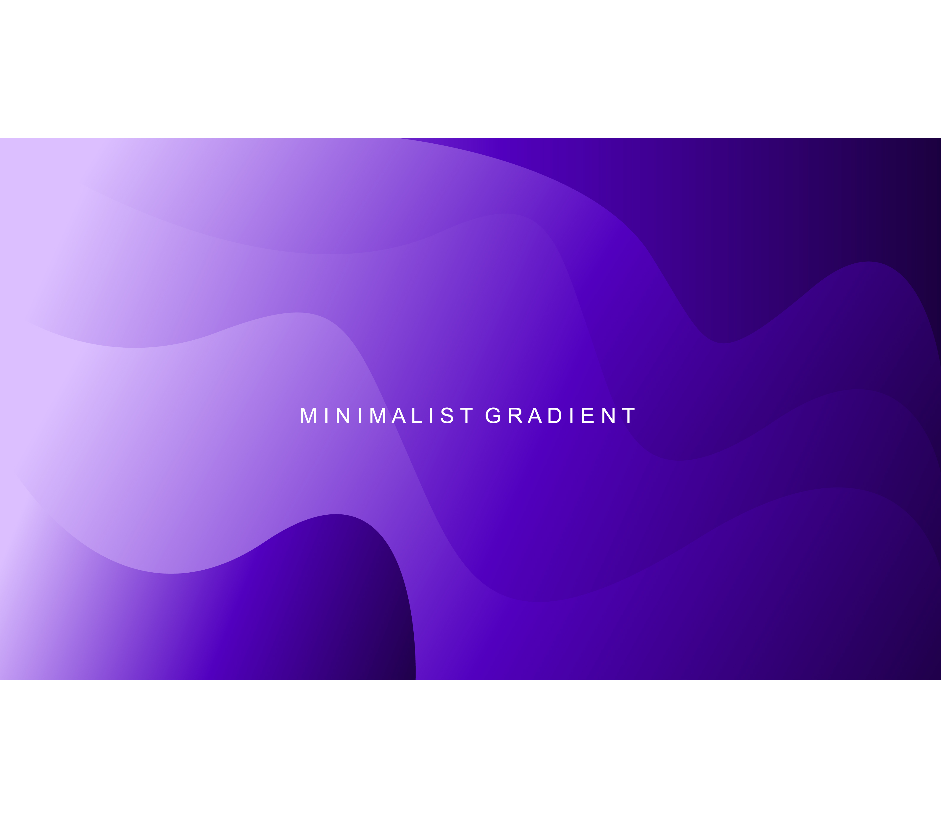 Purple Dynamic Gradient Wavy Banner
