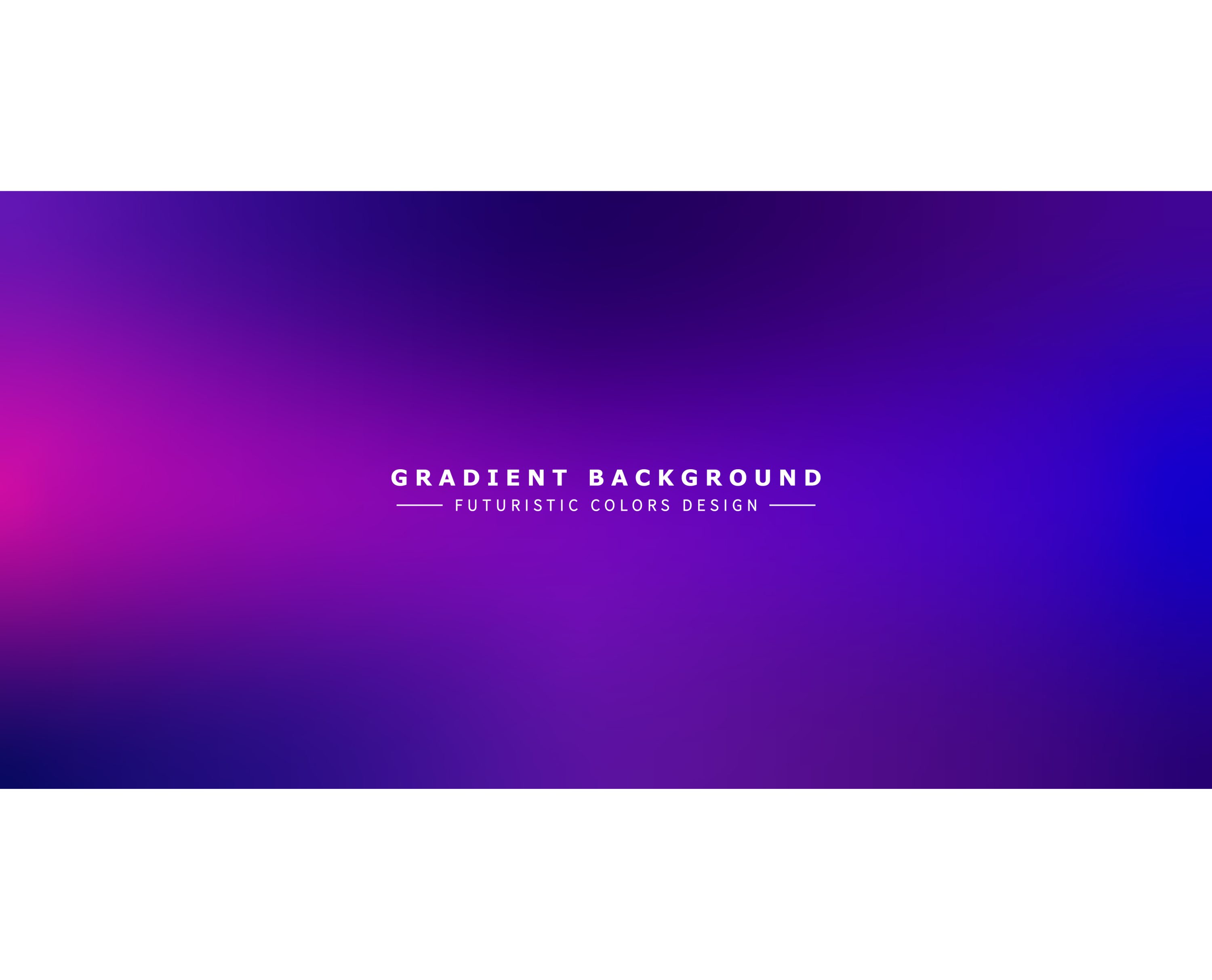 Futuristic Gradient Colors Design Wallpaper