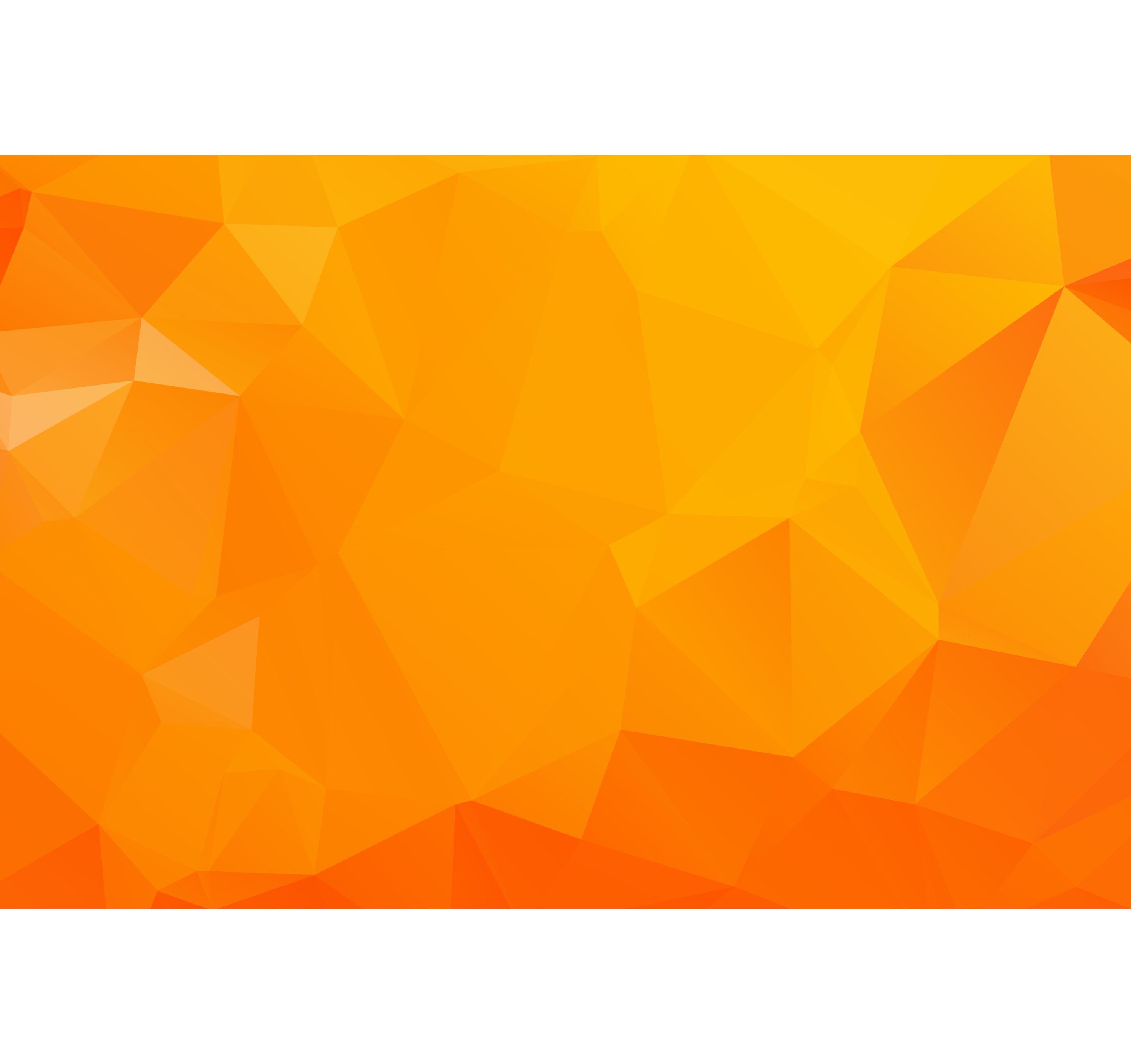 Modern Orange Gradient Polygonal Free Vector Design Banner