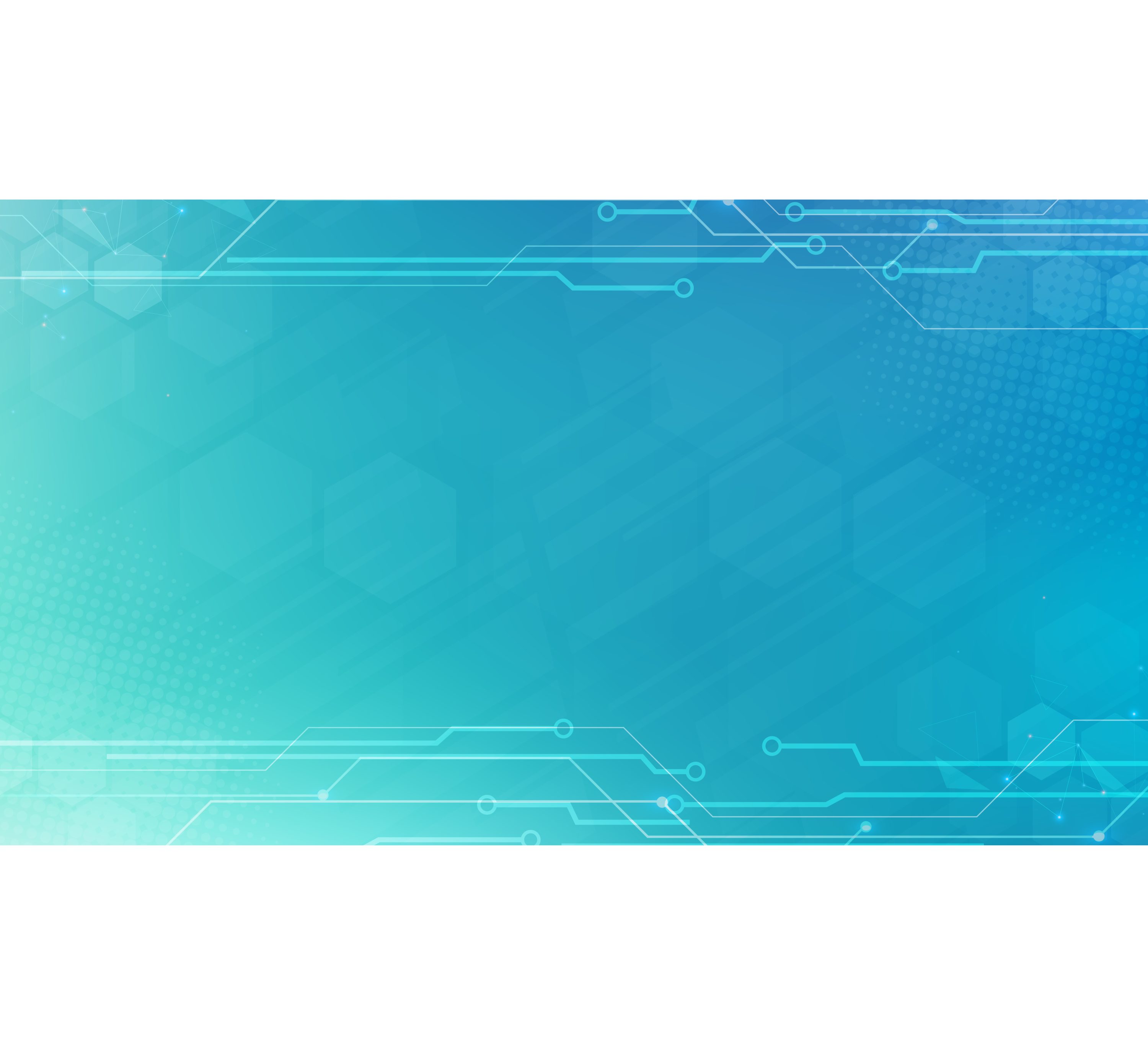 Gradient Blue Technology Design Free Vector Banner