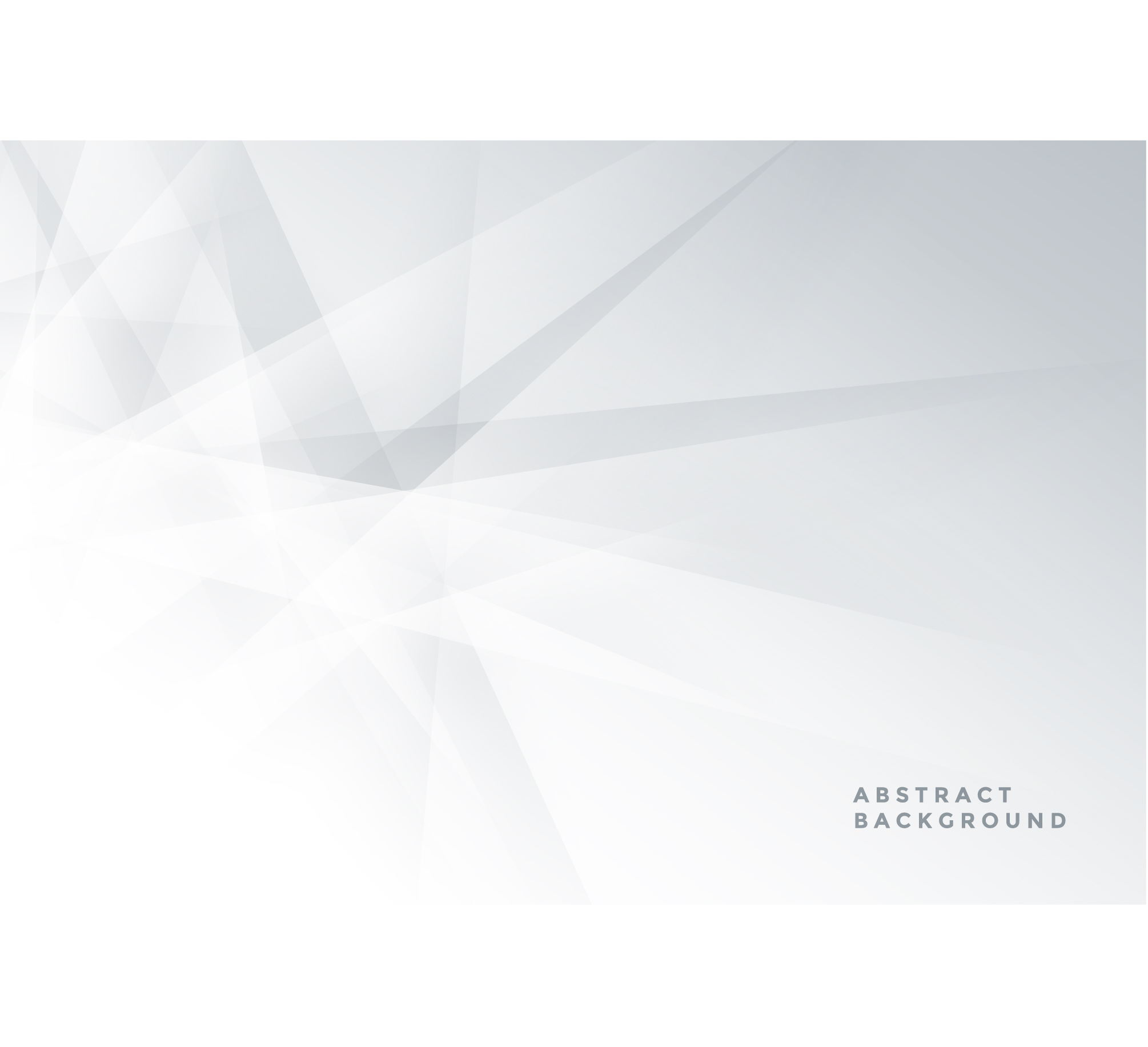 White Background Design With Sharp Edge Shapes Free Vector