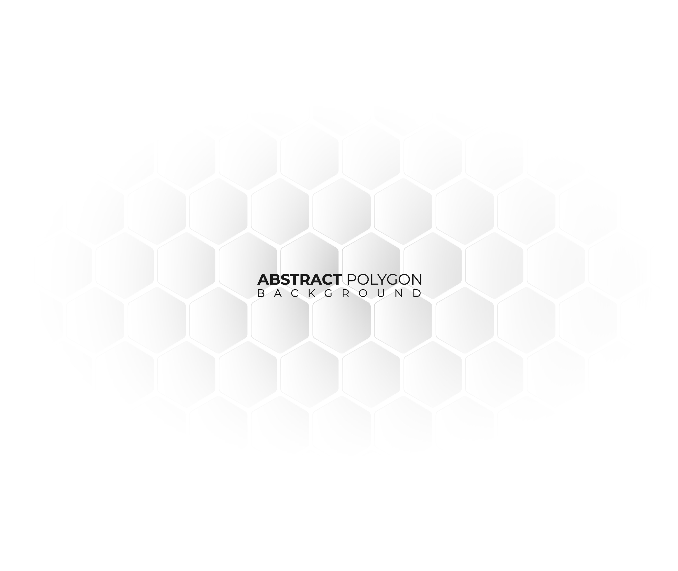 Fade Light Gray Hexagon Pattern Design Free Vector
