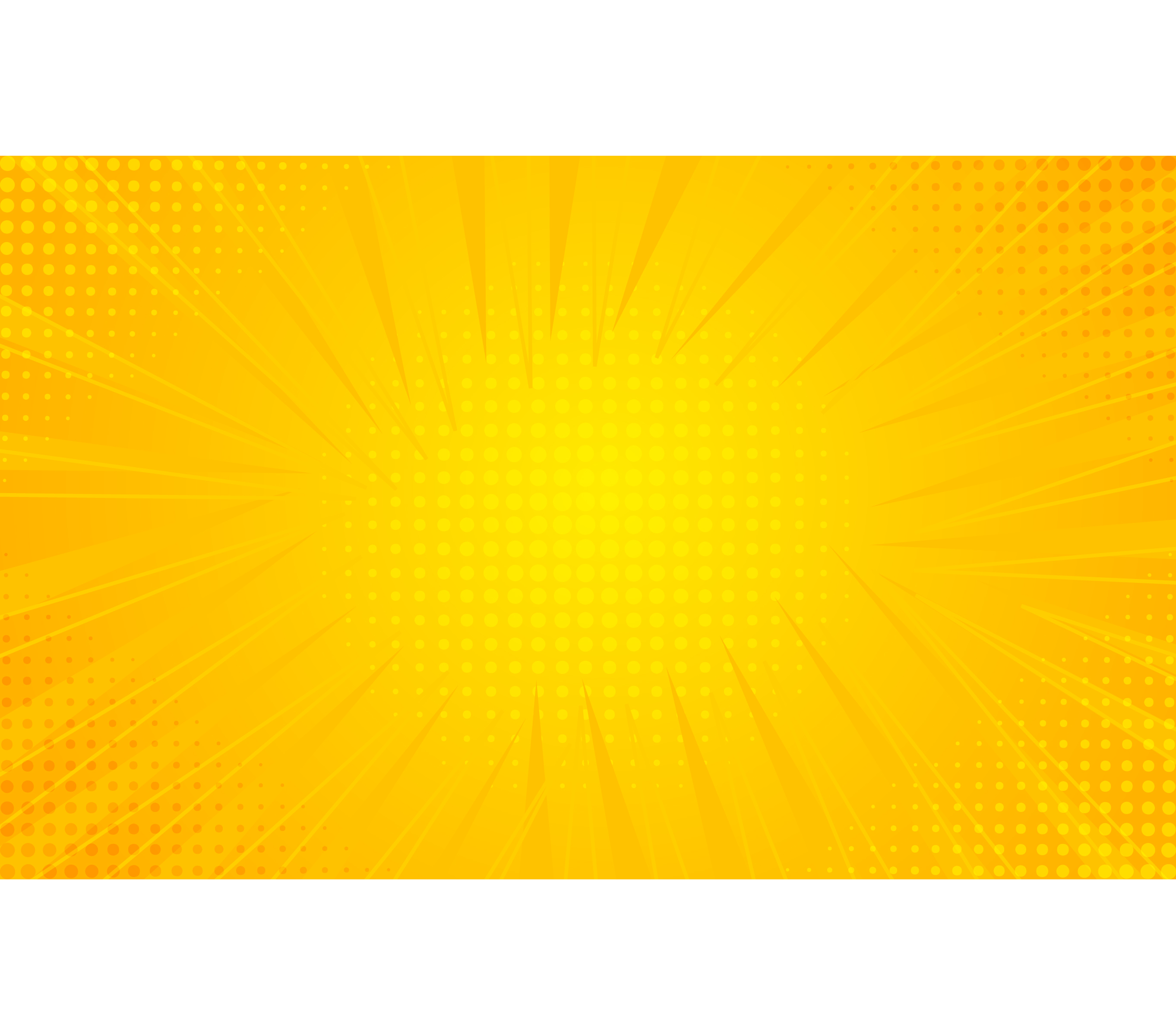 Comic Style Yellow Gradient Explosion Free Vector Poster