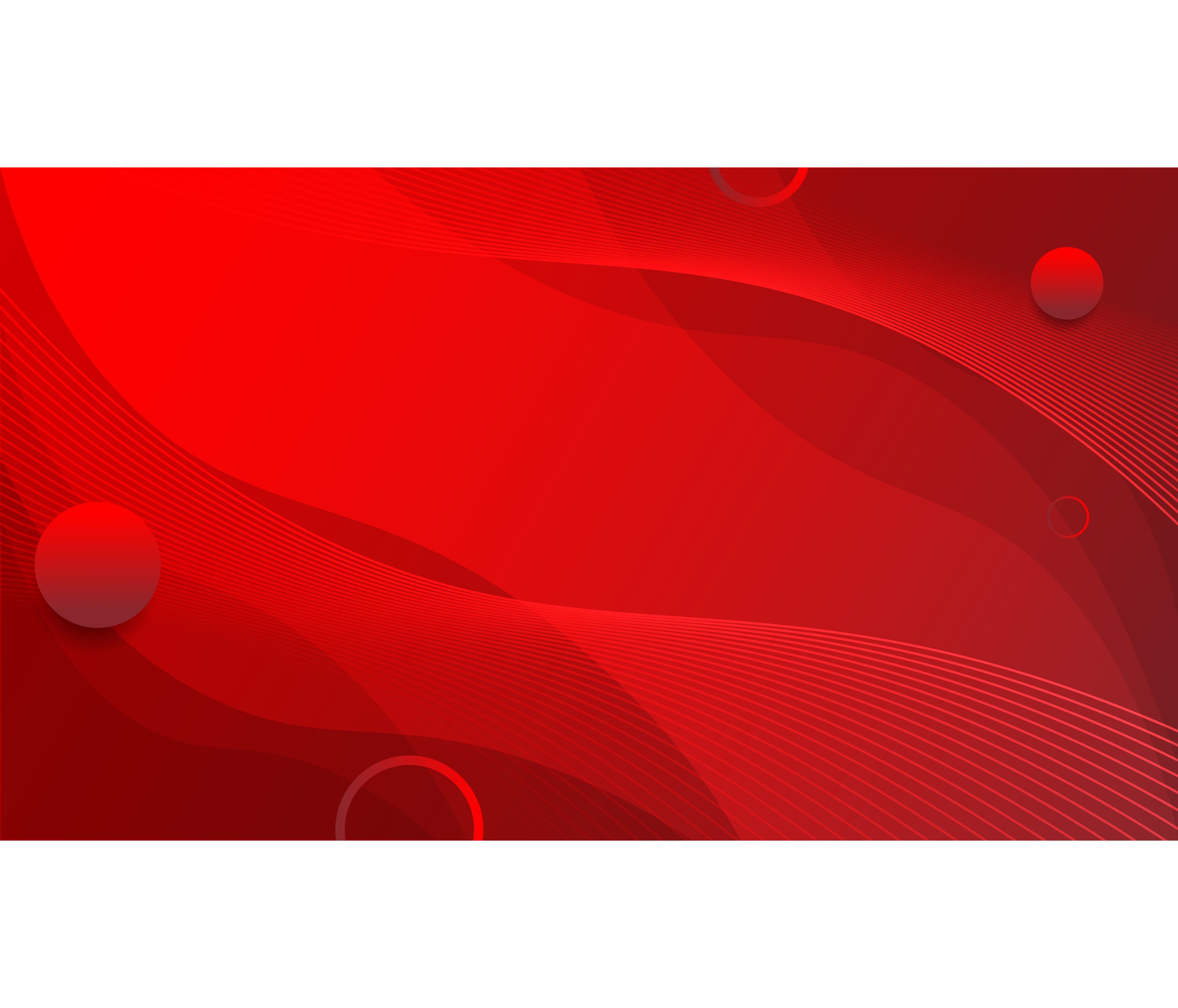 Gradient Red Liquid Wave Shapes Free Vector Wallpaper Design