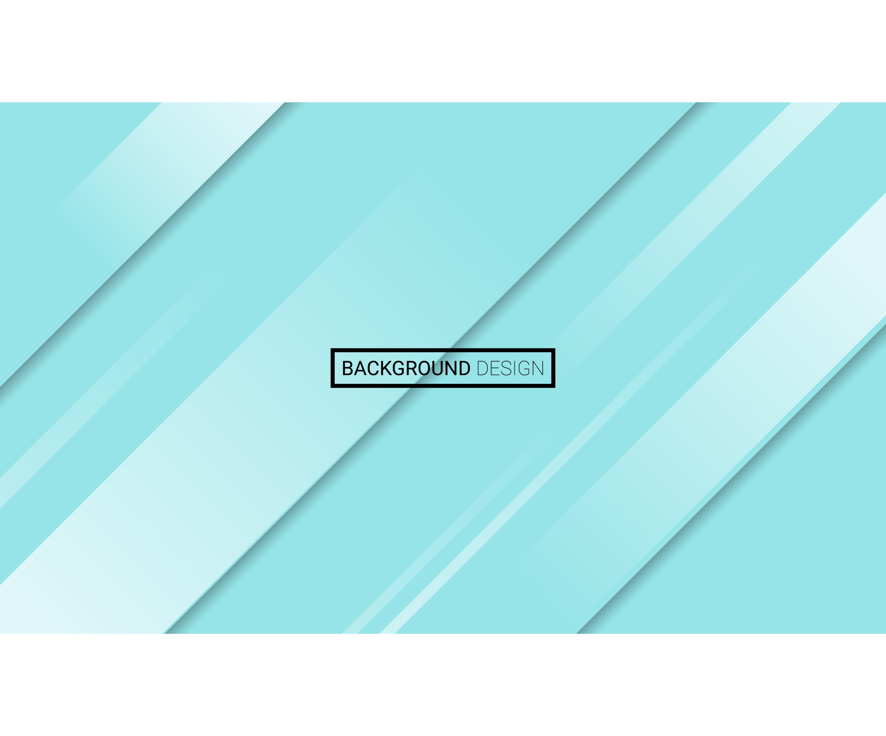 Modern Gradient Turquoise Slanted Lines Free Vector Banner