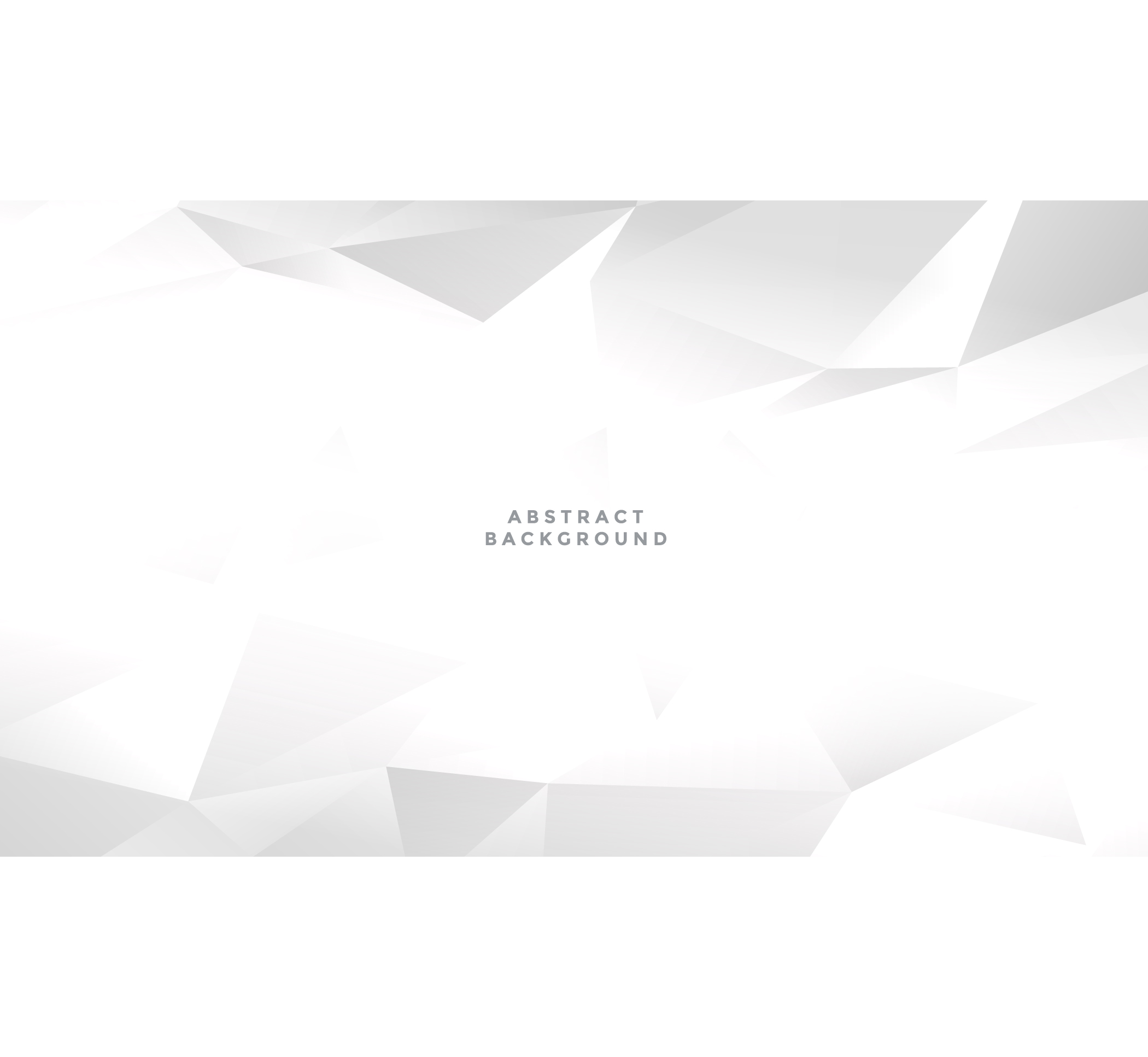 Light Gray Polygonal Pattern Free With Space For Text Vector