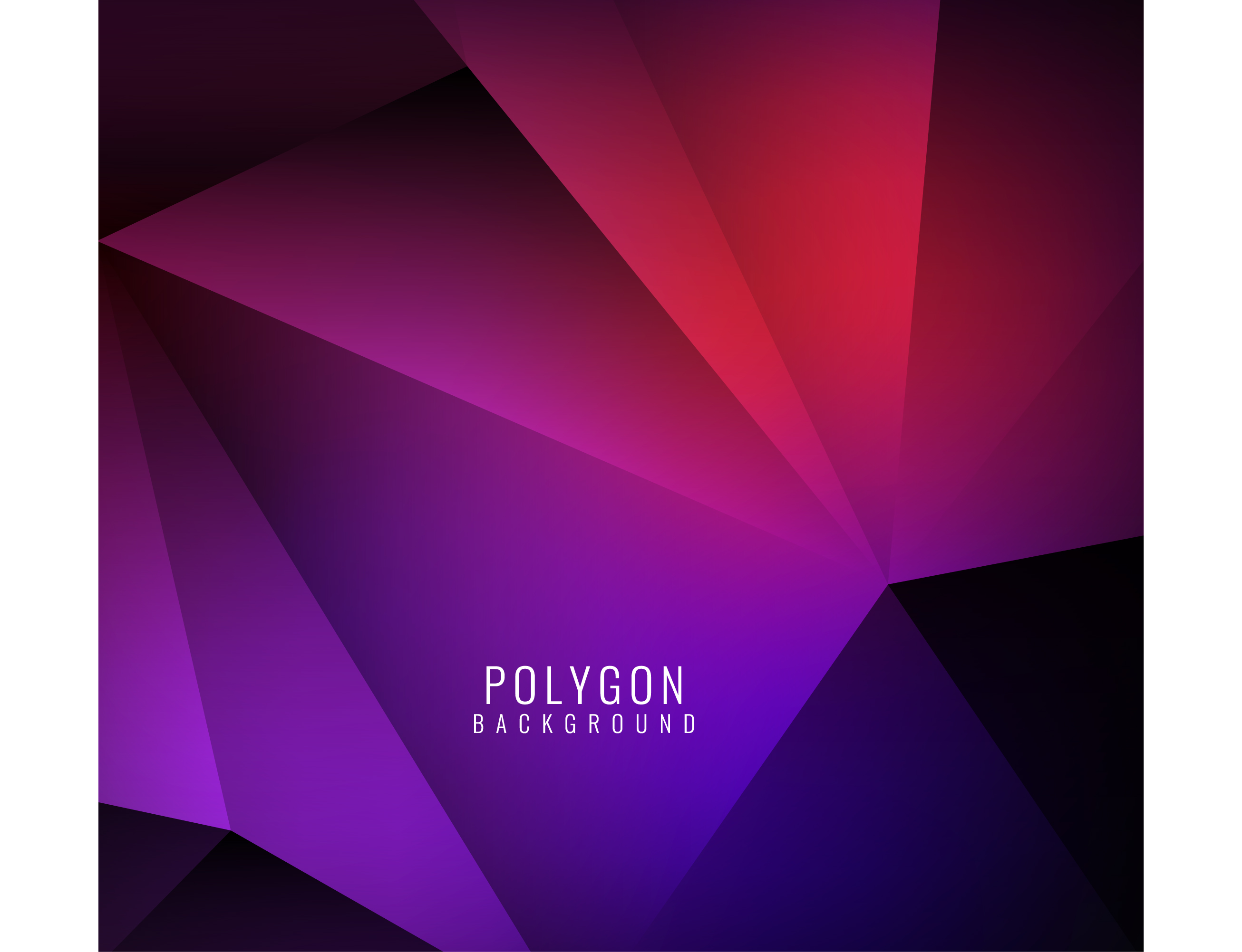 Abstract Dark Purple Gradient Polygonal Design Free Vector