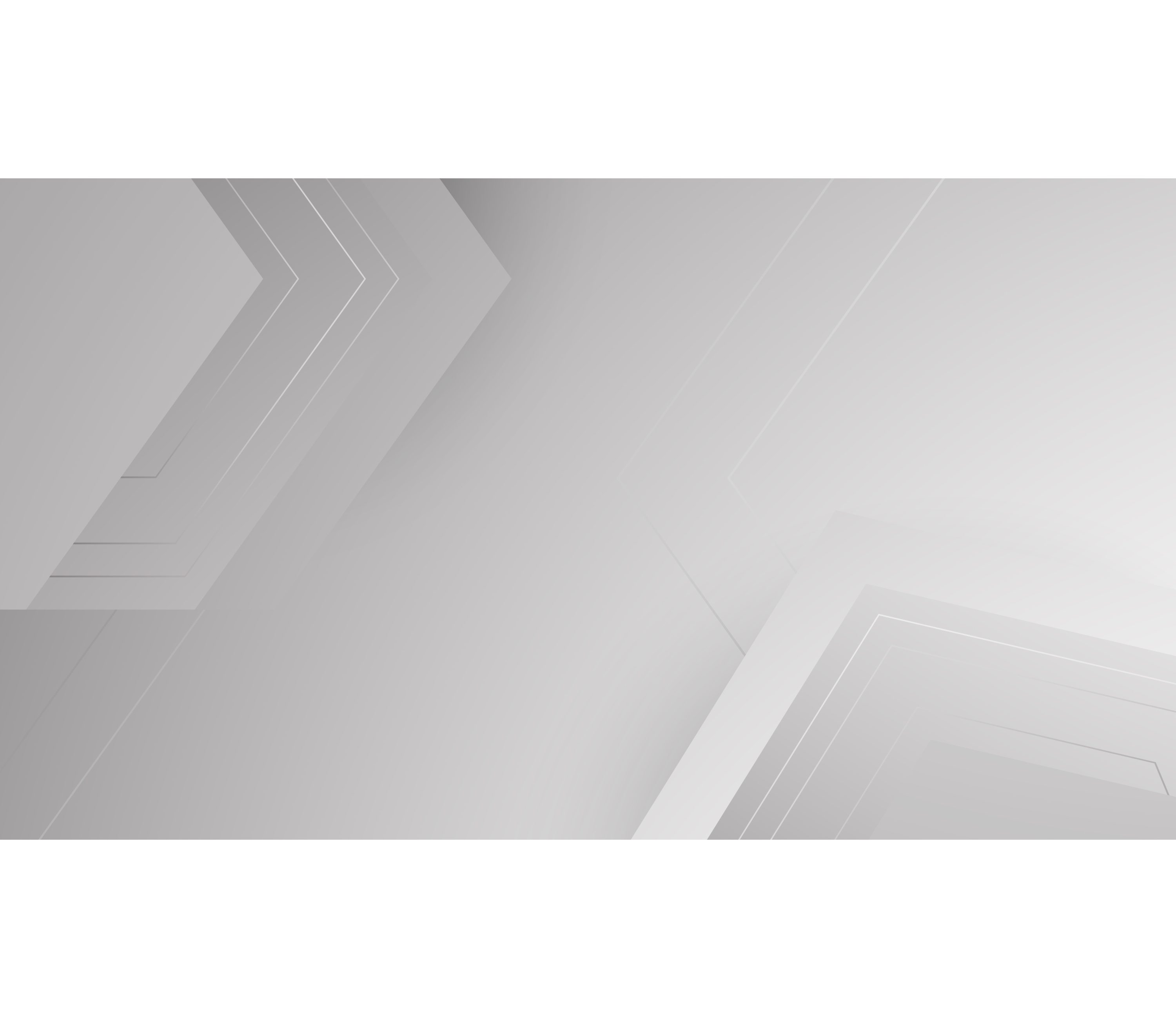 Light Gray 3D Geometric Paper Design Free Vector Banner - Best Free ...