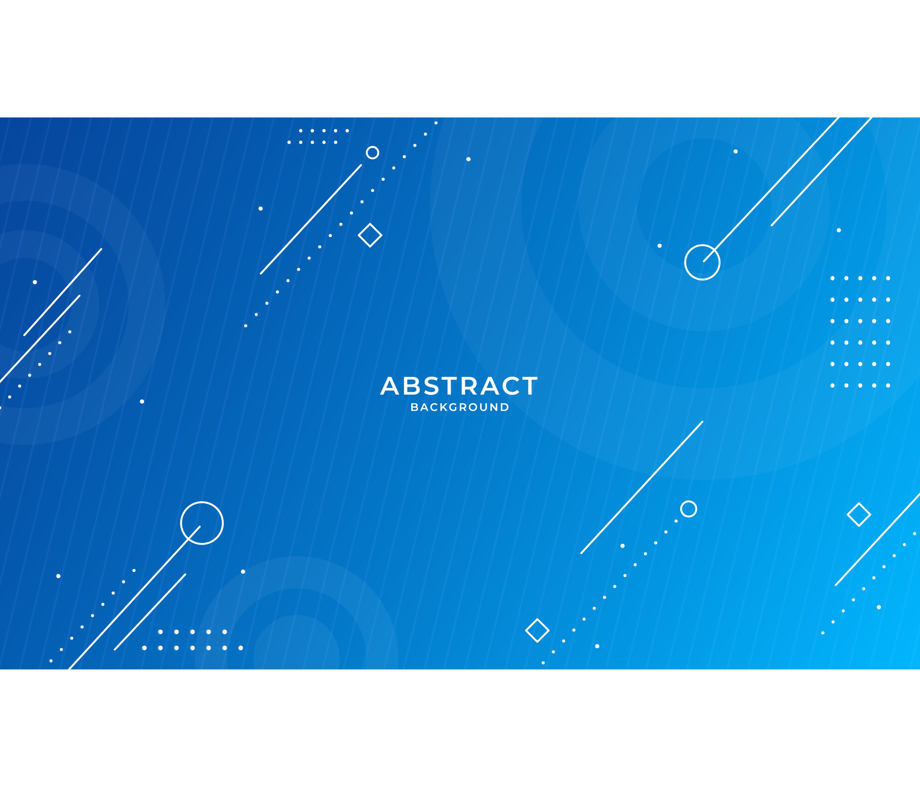 Diagonal Gradient Blue Geometric Banner Free Vector