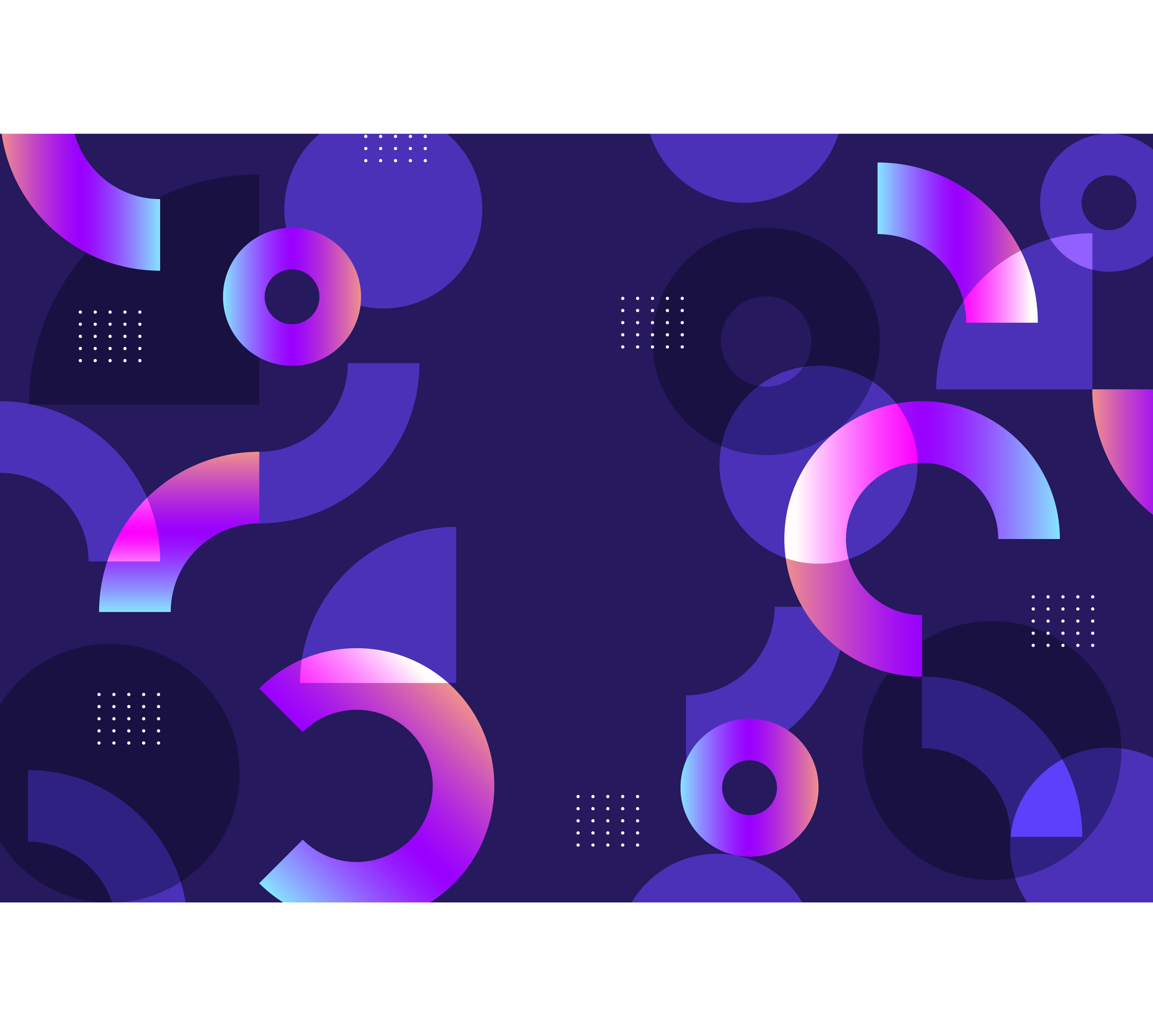 Pink & Blue Liquid Gradient Circle Pattern Free Vector Design