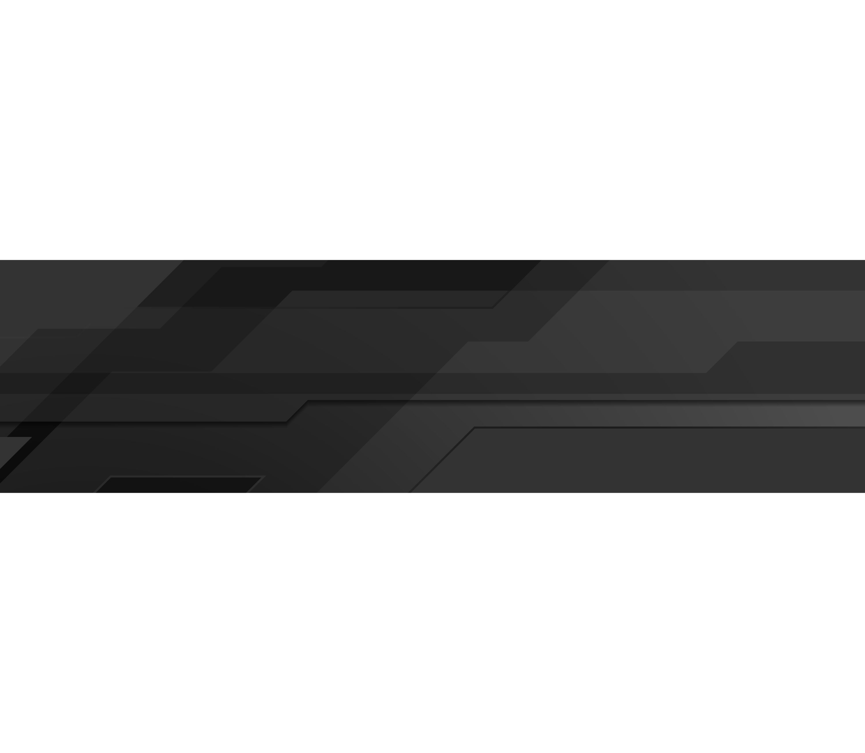Black Modern Design High-Technology Banner Free Vector