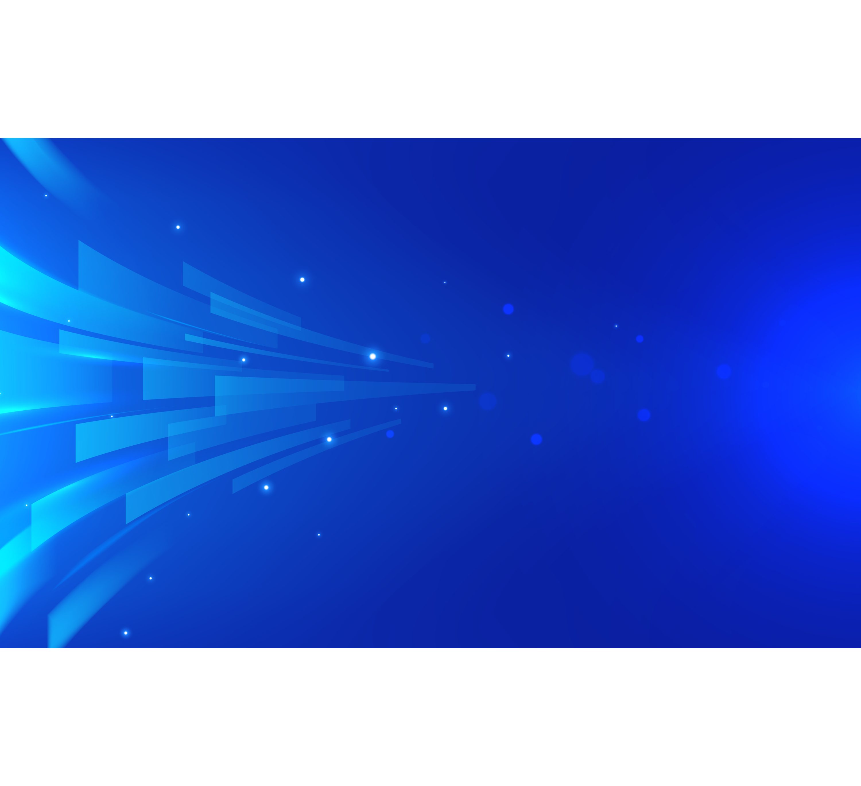 Bright Blue Technology Design Curve Lines Free Vector Banner