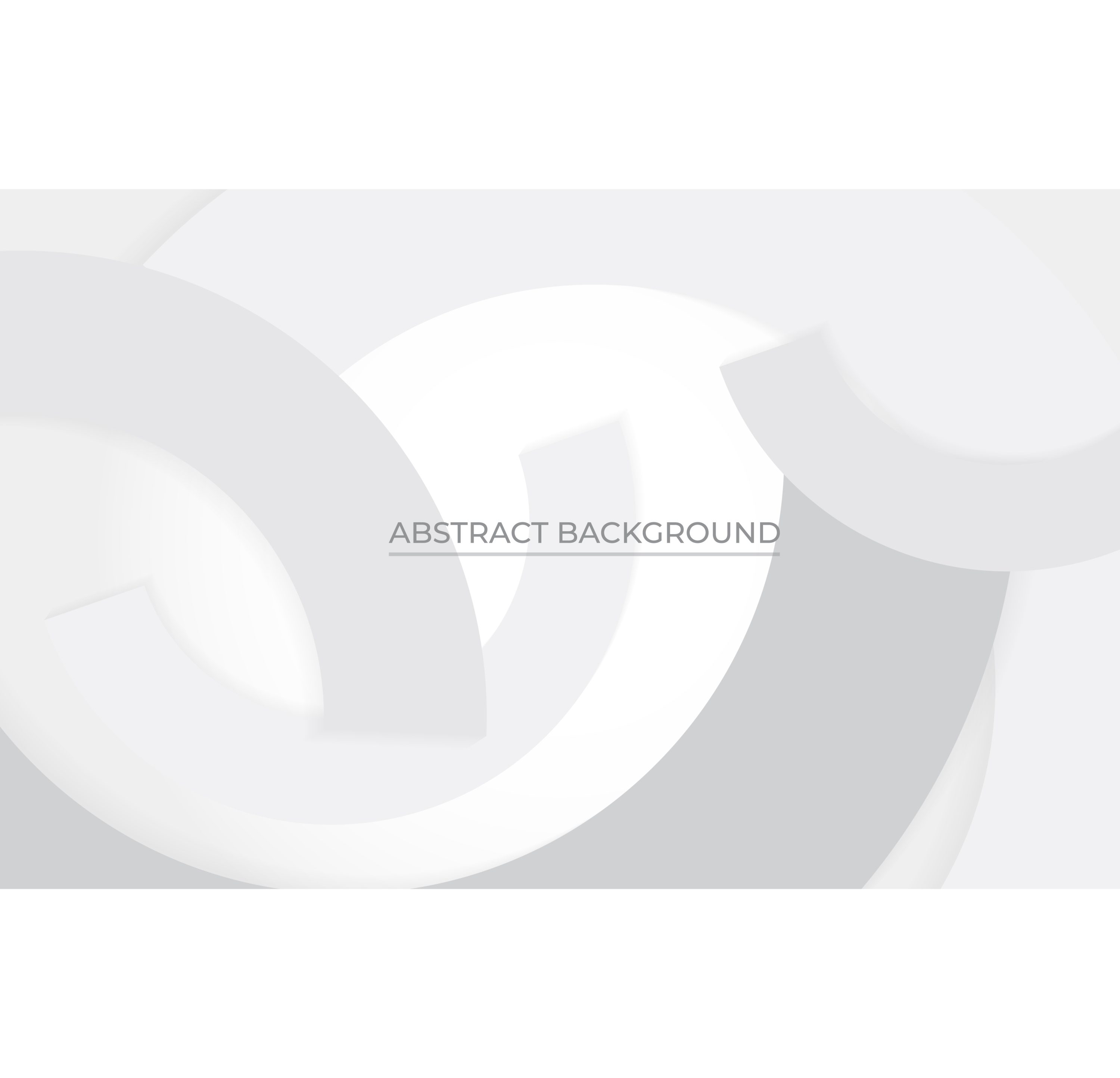 Modern White & Light Gray Circle Pattern Free Vector Banner